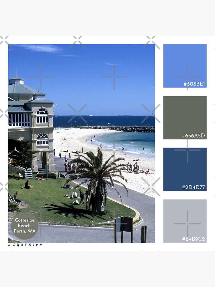 "Perth - Australian City Colour Palette" Sticker for Sale by ...
