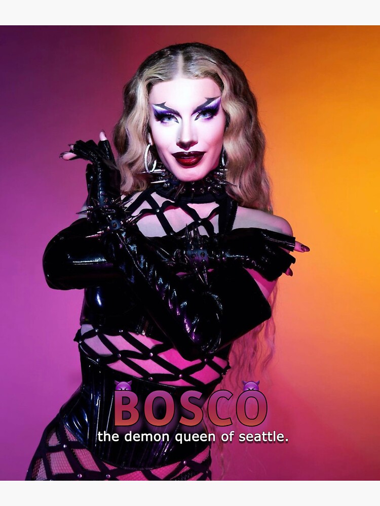 "Bosco // RuPaul's Drag Race" Sticker for Sale by sublimemess | Redbubble