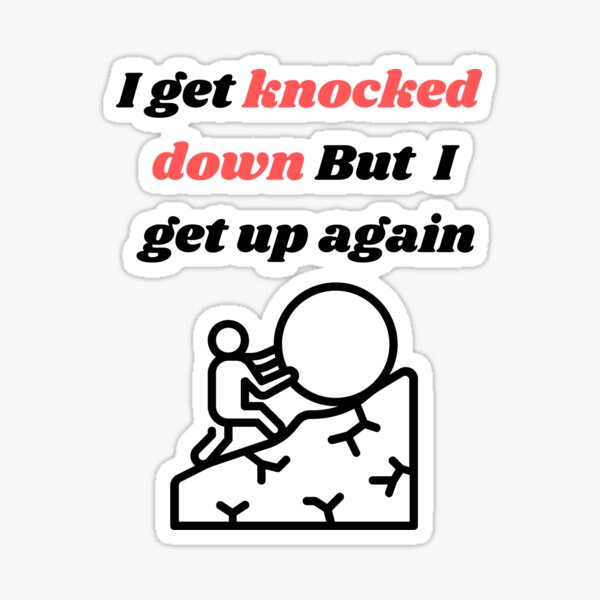 "I get knocked down but I get up again, Bowling, Video games " Sticker ...