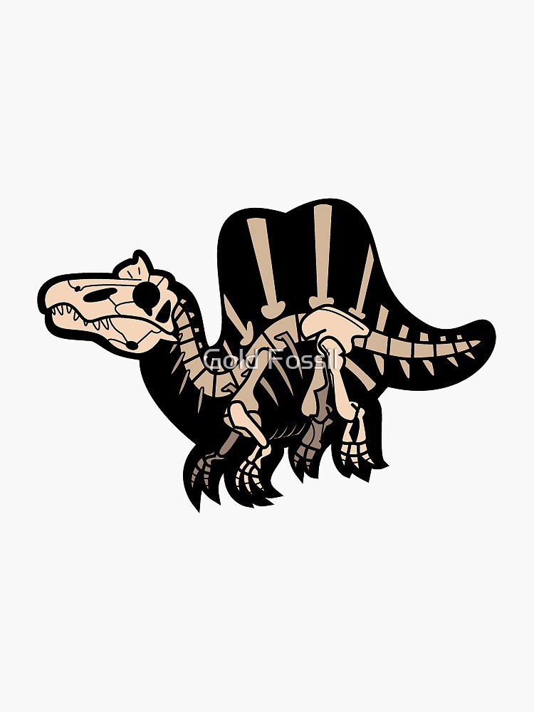 "Spinosaurus" Sticker for Sale by Joe-raffe | Redbubble