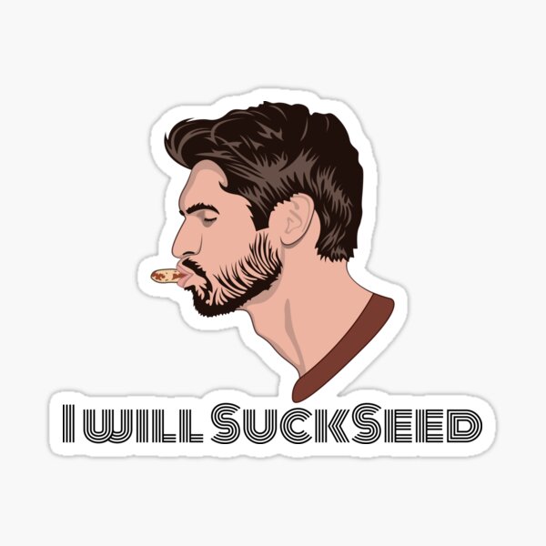 "I Will Succeed in Sucking a Seed" Sticker for Sale by MonkeyBusinessC ...