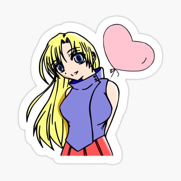 "Alice with big Heart in-borderland" Sticker for Sale by STRaWe | Redbubble