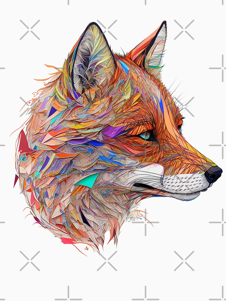 "Fox fox motif animals gift art animal motif" T-shirt for Sale by ...