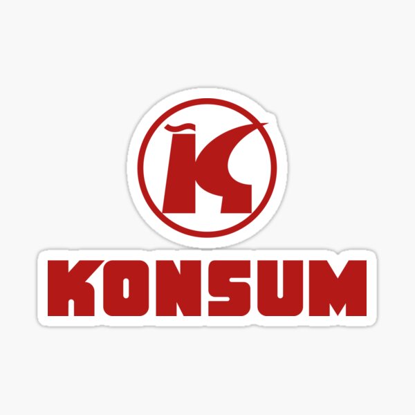 "consumption logo" Sticker for Sale by GetThatCar | Redbubble