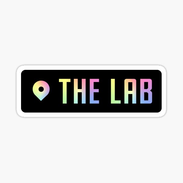"The Lab Location" Sticker for Sale by ScienceCorner | Redbubble