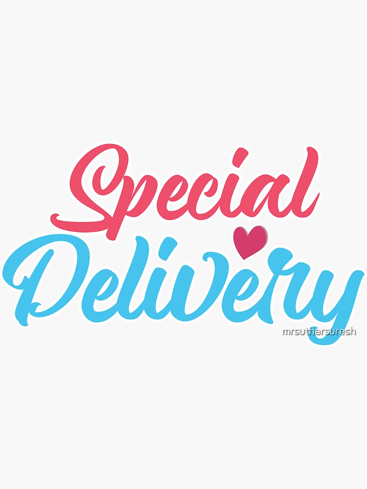 "Special Delivery Sticker For Small Business " Sticker for Sale by ...