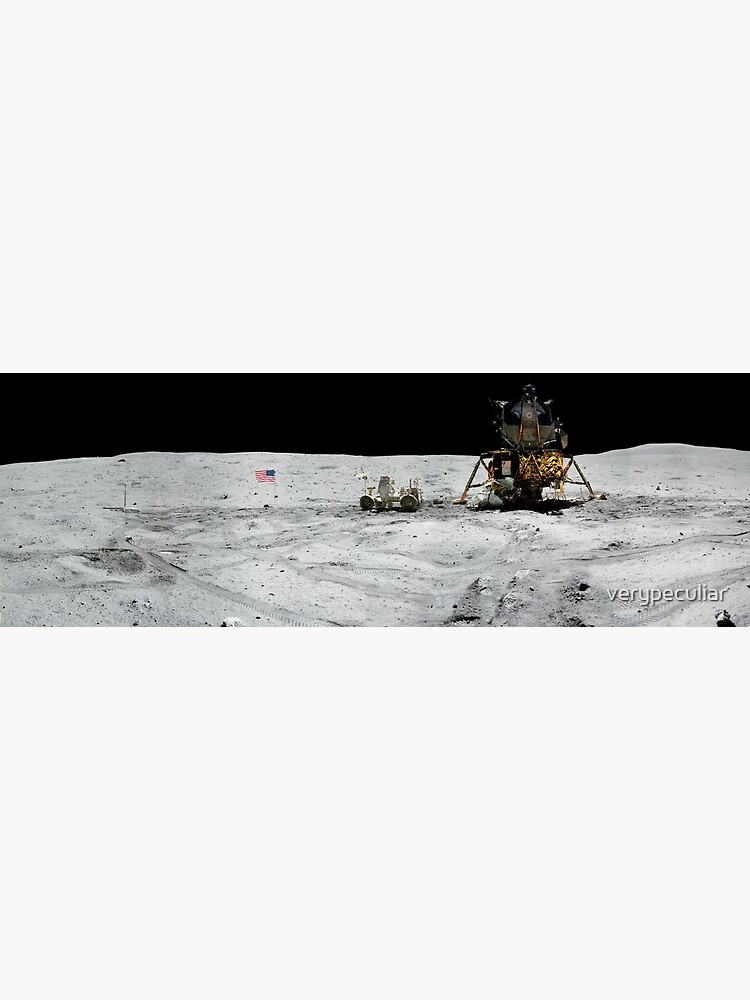 "Apollo 17 : Amazing Panoramic Picture Taken on the Moons surface" Art ...