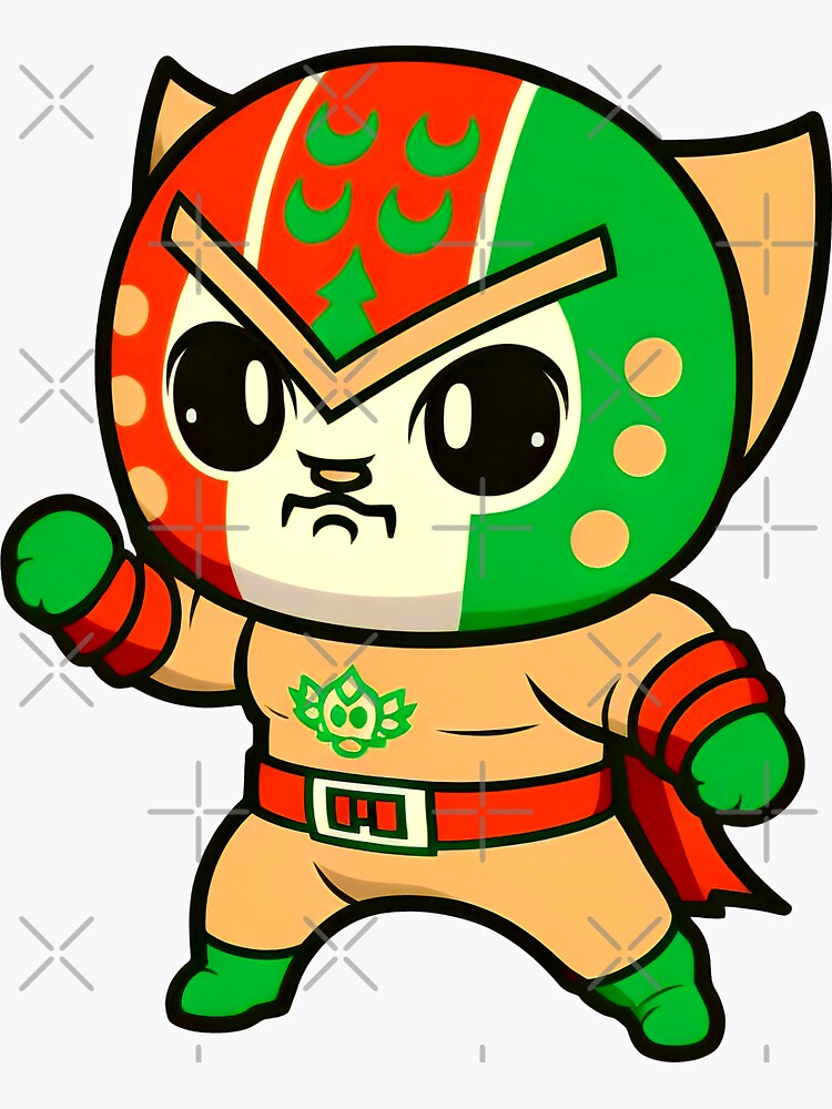 "Lucha Libre Cats | Mexican Wrestling | Anime Cats | Kawaii Cats ...