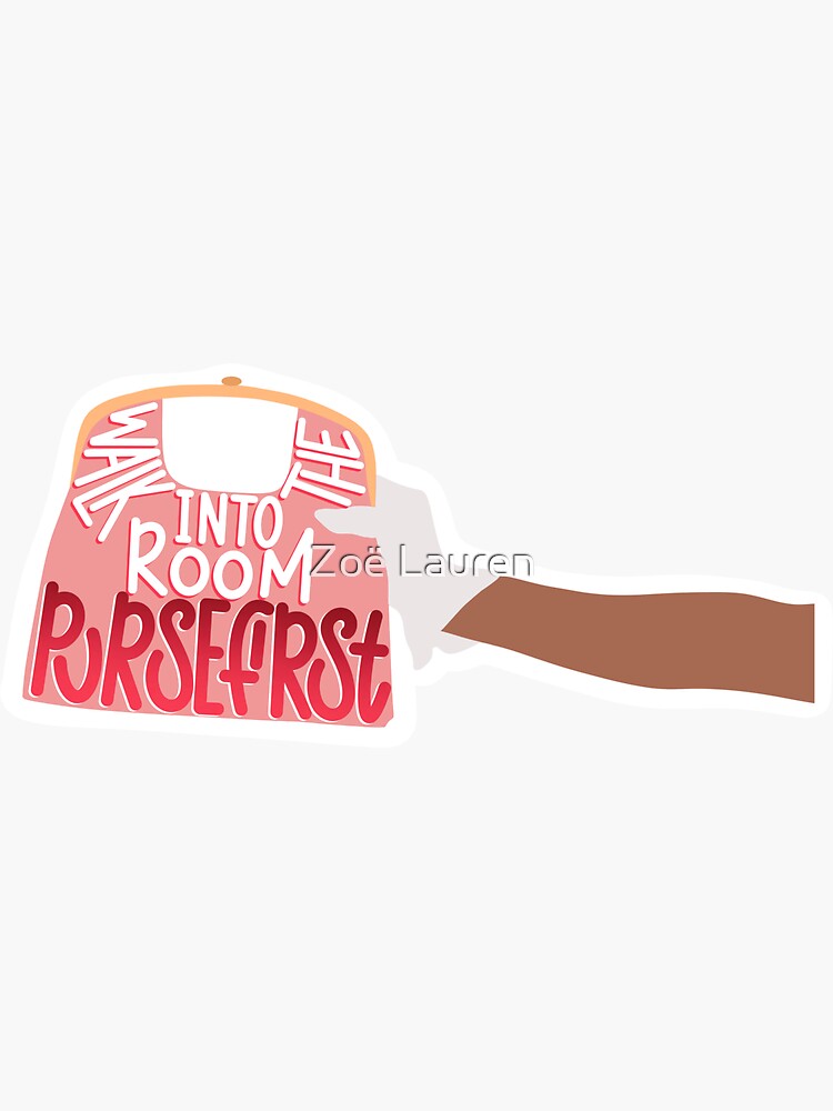 "Purse First - Drag Race " Sticker for Sale by PrimaDonnaPrint | Redbubble