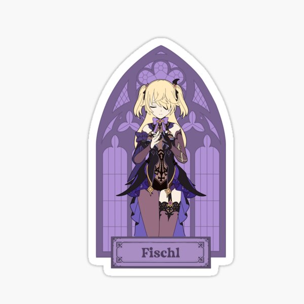 "Fischl Genshin impact" Sticker for Sale by SAN- | Redbubble