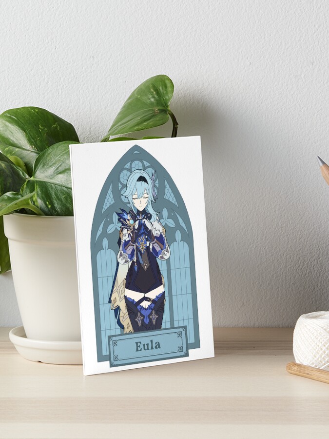 "Eula Genshin impact" Art Board Print by SAN- | Redbubble