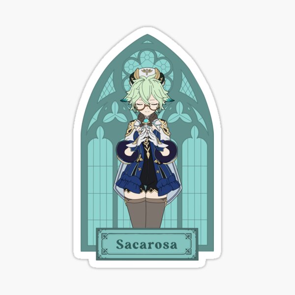 "Sucrose Genshin impact" Sticker for Sale by SAN- | Redbubble