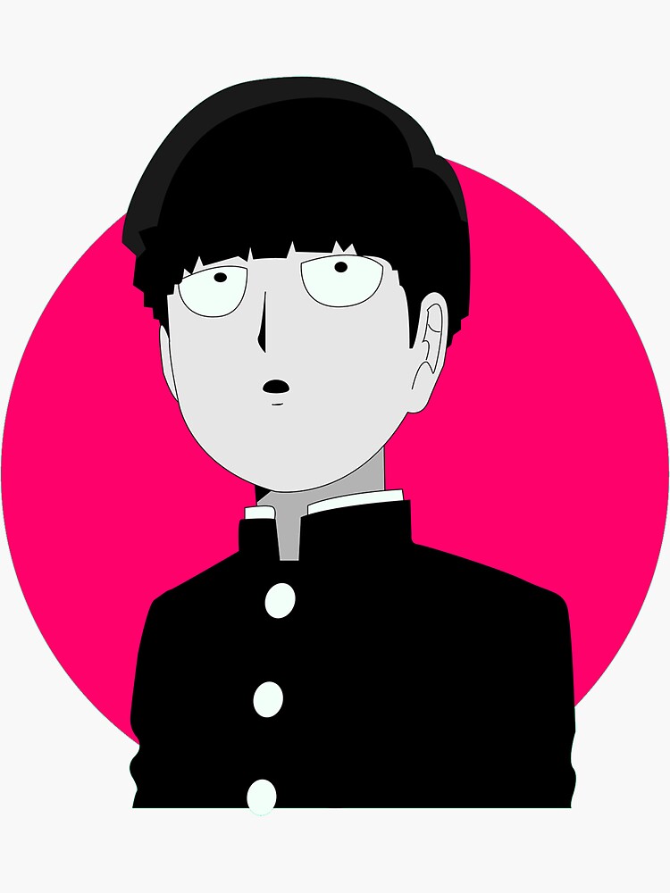 "mobphysco | Shigeo kageyama | japanasthetic" Sticker for Sale by ...