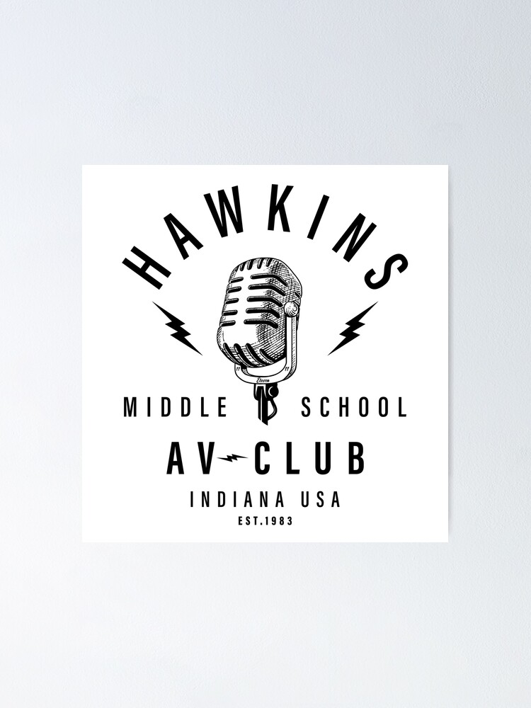 "Stranger Things - Hawkins Middle School AV Club (Indiana USA ...