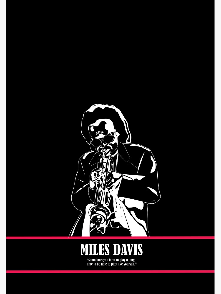 "Miles Dewey Davis III " Sticker for Sale by Prangi | Redbubble