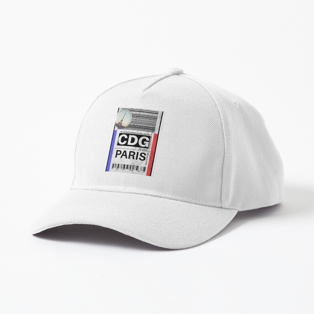 "CDG Luggage Airport Label Paris Charles de Gaulle Airport" Sticker for ...