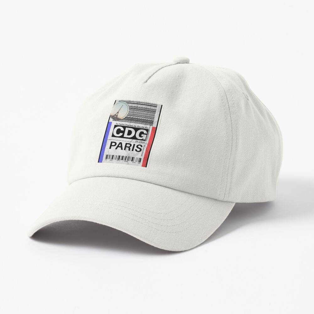 "CDG Luggage Airport Label Paris Charles de Gaulle Airport" Sticker for ...