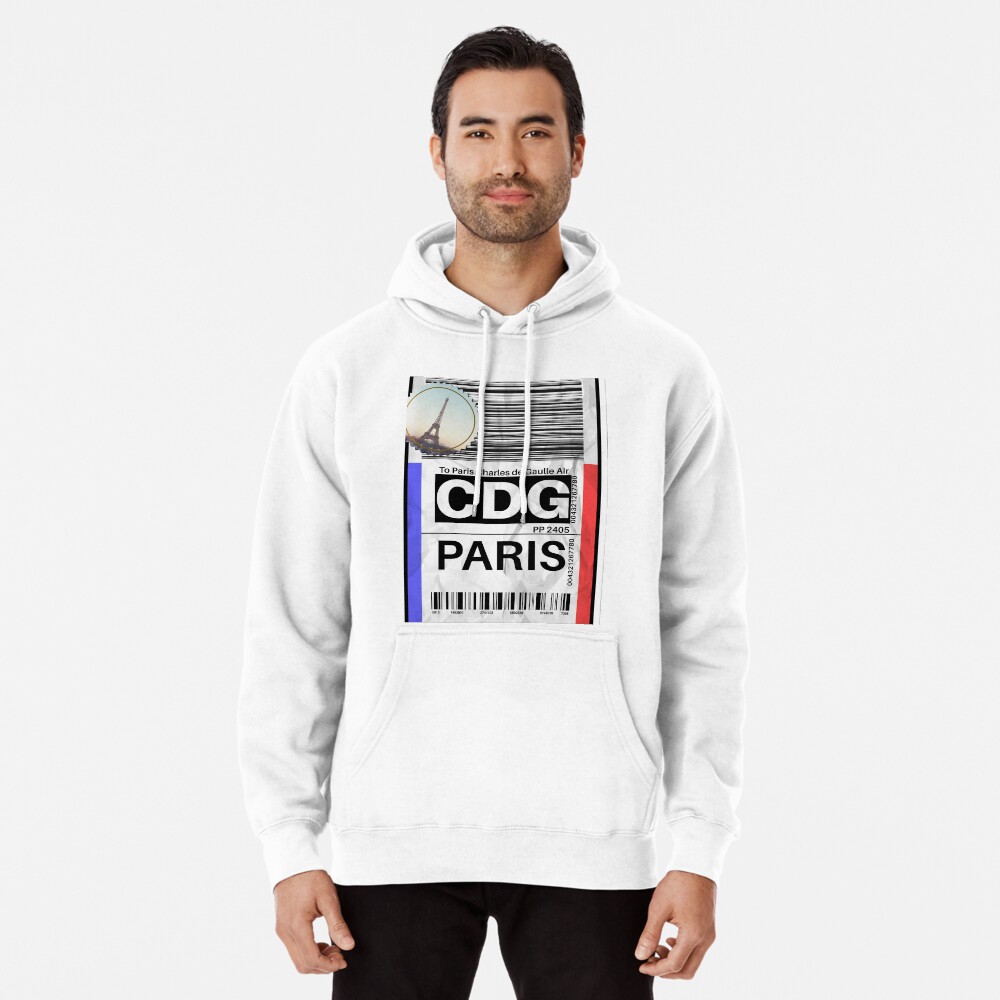 "CDG Luggage Airport Label Paris Charles de Gaulle Airport" Sticker for ...