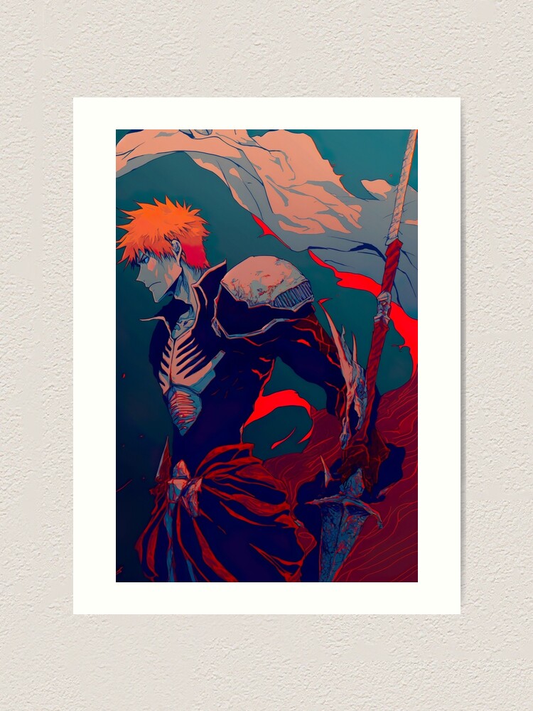 "Ichigo Kurosaki - Bleach Anime Classic T-Shirt" Art Print for Sale by ...