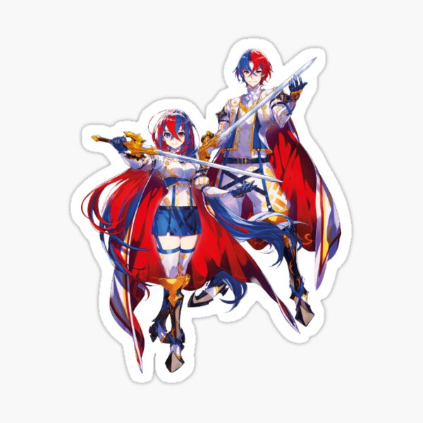 "Alear male and female from Fire Emblem Engage game" Sticker for Sale ...
