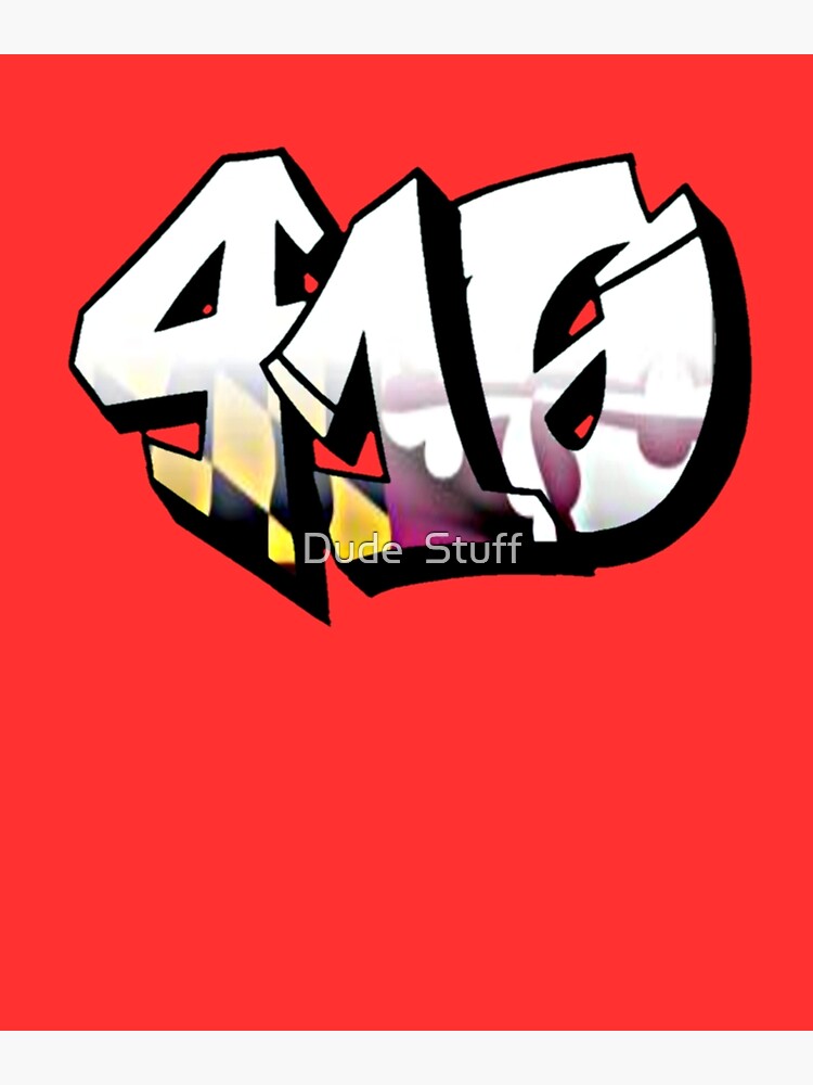 "Maryland Flag 410 Area Code - Available on Stickers Socks and more ...