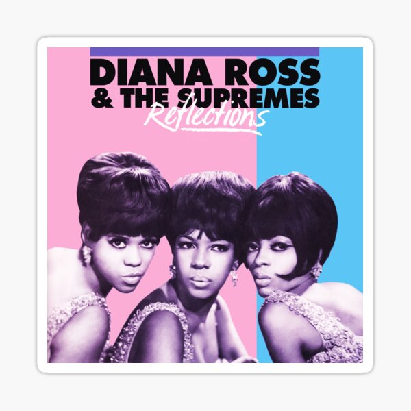 "Diana Ross and the Supremes" Sticker for Sale by KarenMWaldron | Redbubble
