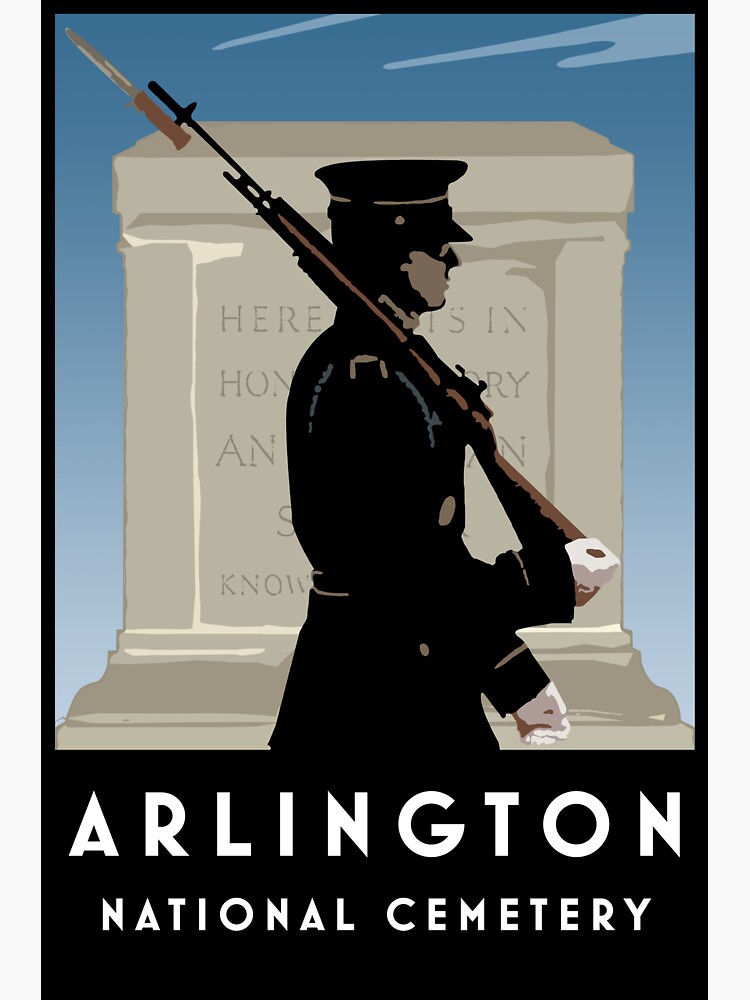 "Arlington National Cemetery" Sticker for Sale by jeffhansen | Redbubble