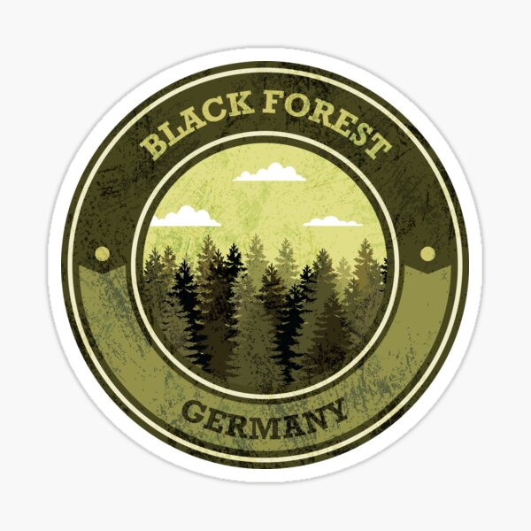 "Black Forest Germany" Sticker for Sale by Naturato | Redbubble