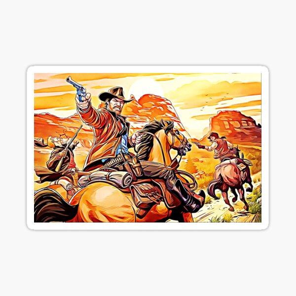 "Bandit Cowboys Red Dead Redemption " Sticker for Sale by R1ZED | Redbubble