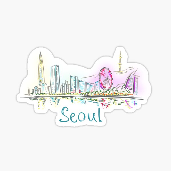Seoul Stickers | Redbubble