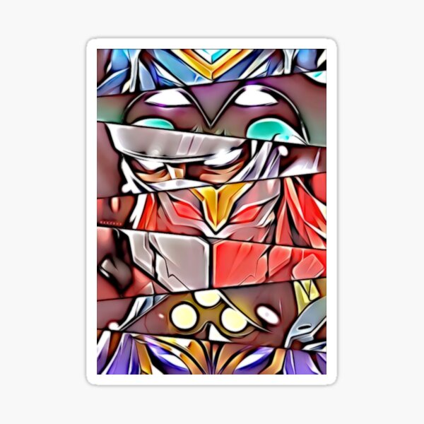 "The Unseen Looks of Zed" Sticker for Sale by R1ZED | Redbubble