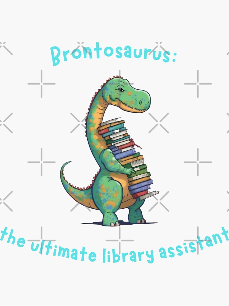 "Brontosaurus reading books - Brontosaurus: the ultimate library ...