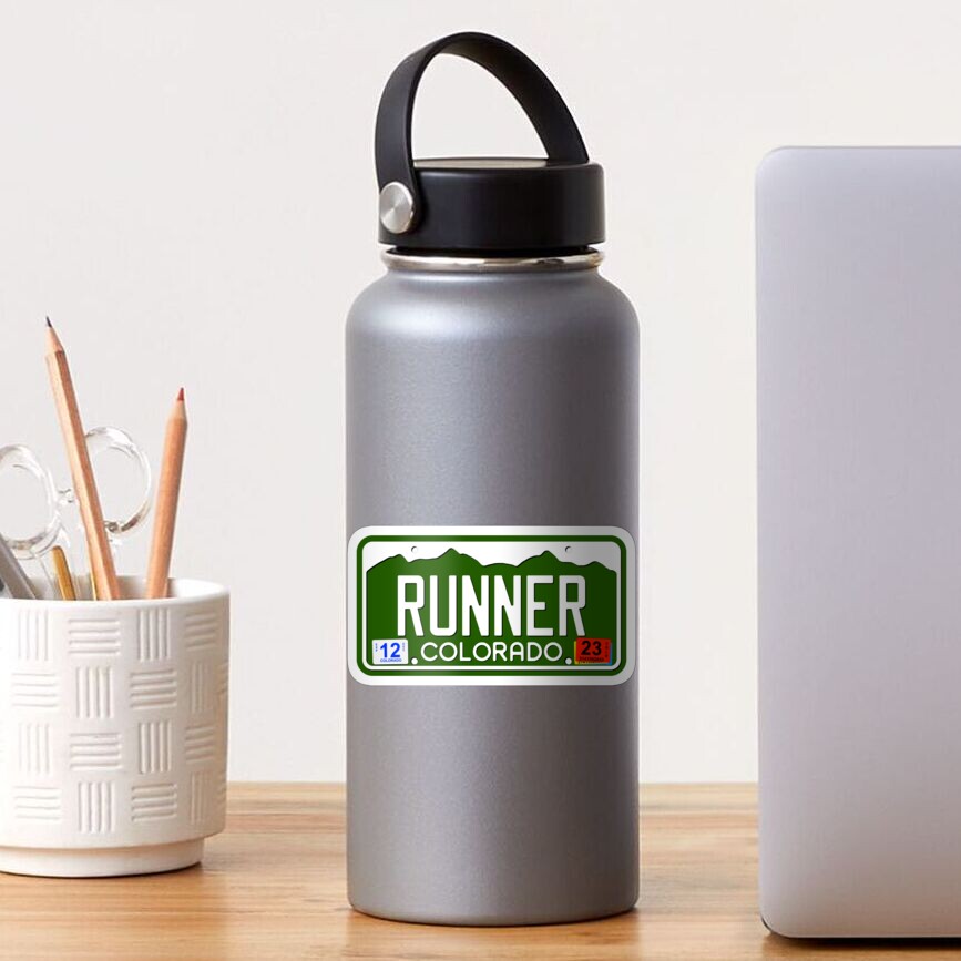 "Colorado License Plate - RUNNER" Sticker for Sale by RonTo | Redbubble