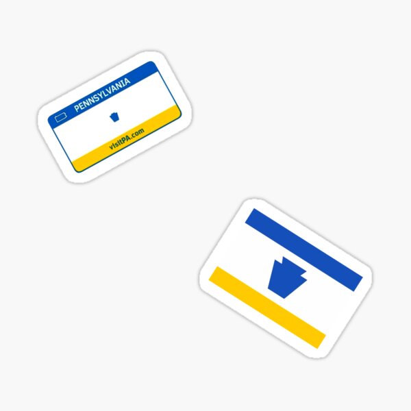 "Pennsylvania DMV License Plate Pattern - Available on Stickers Socks ...