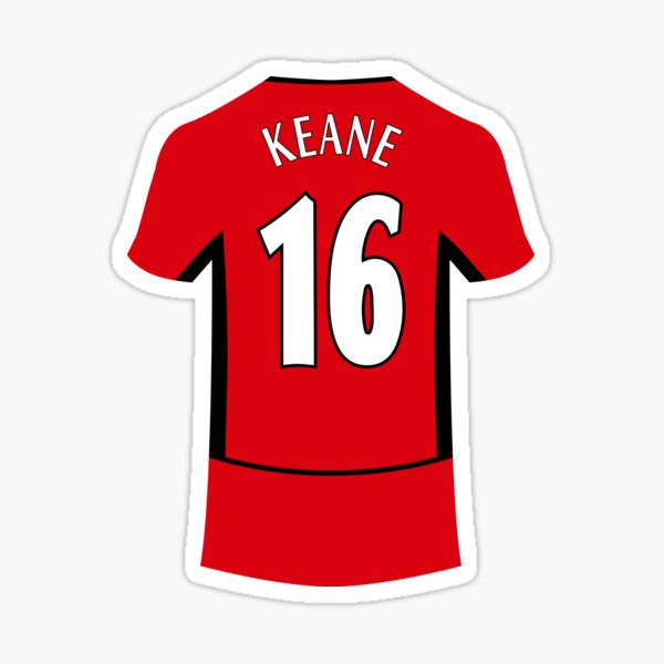 "Roy Keane - Manchester United 03" Sticker for Sale by OnTargetSports ...