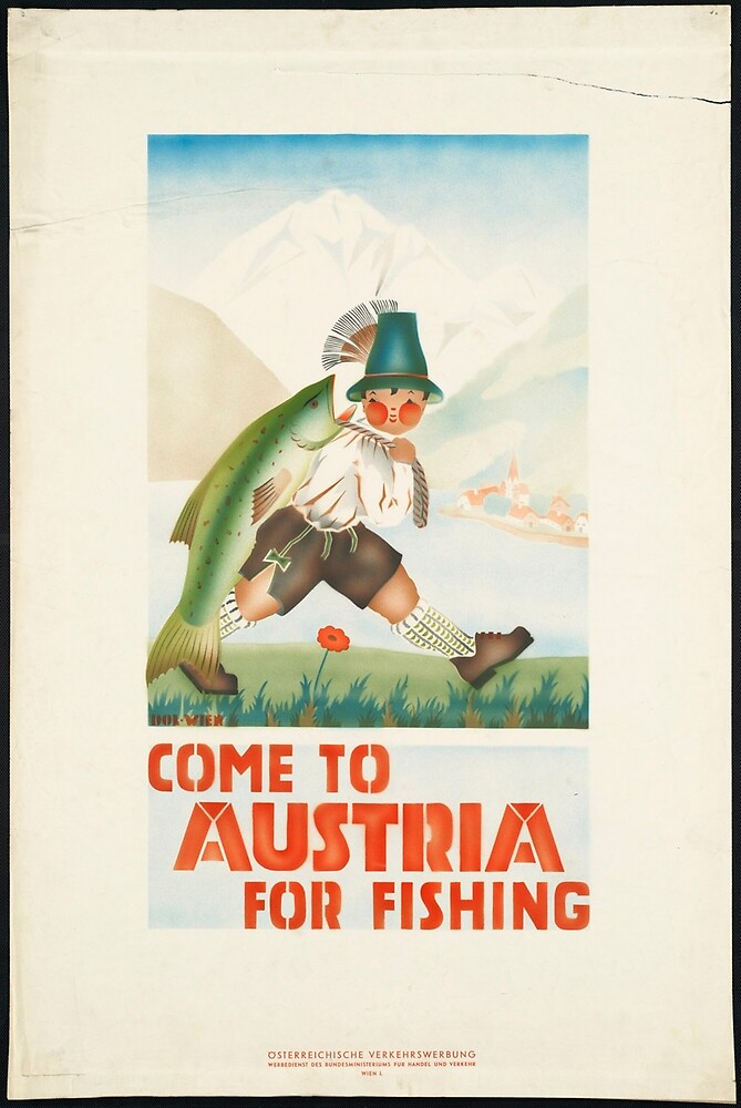 "Austria Vintage Travel Advertisement Art Poster" by jnniepce | Redbubble