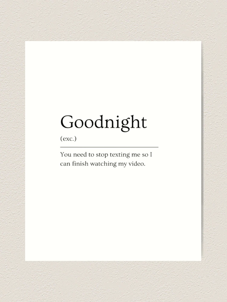 Goodnight Cute Tumblr