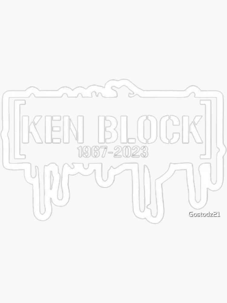 "Ken block" Sticker for Sale by Gostodz21 | Redbubble