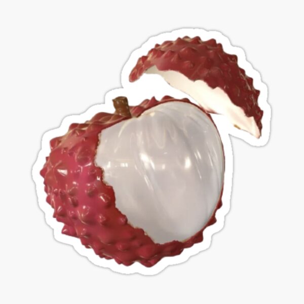 "Lychee sticker" Sticker for Sale by mochkiii | Redbubble