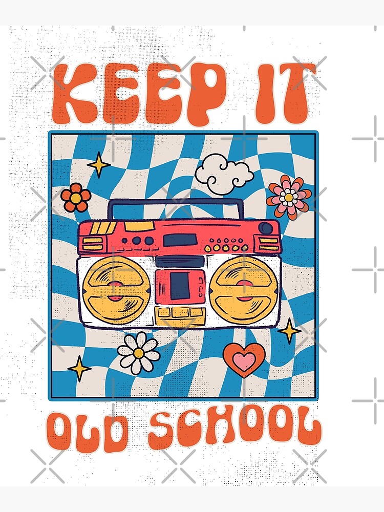 Vintage Stereo Keep it Old School design Premium Matte Vertical Poster ...