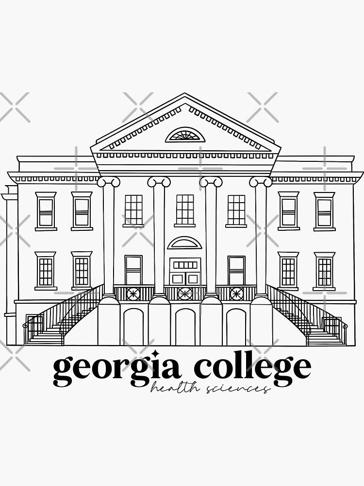 "GCSU Health Sciences" Sticker for Sale by bstarrb98 | Redbubble