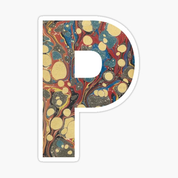 "Giant Marbled P" Sticker for Sale by AnimaliaStar | Redbubble