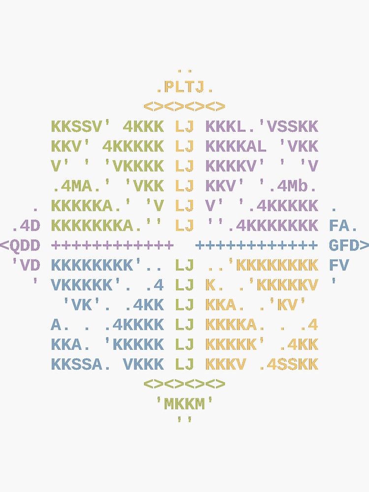 "CentOS Linux Neofetch ASCII Art Logo" Sticker for Sale by WhateverIs ...