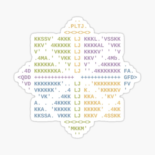 "CentOS Linux Neofetch ASCII Art Logo" Sticker for Sale by WhateverIs ...