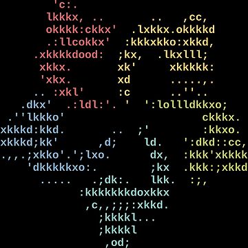 "AlmaLinux OS Neofetch ASCII Art Logo" Sticker for Sale by WhateverIs ...