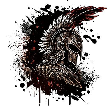 "Spartan Helmet Design" Poster for Sale by kyshaspace | Redbubble