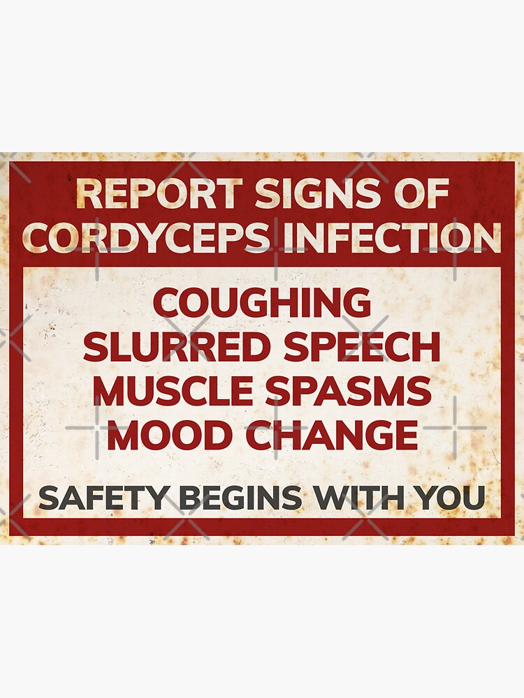 "Report Signs of Infection Sign" Sticker for Sale by hotshots-design ...