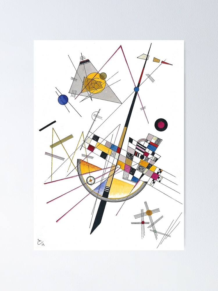 "Wassily Kandinsky Delicate Tension, Art Poster, Modern Artwork ...