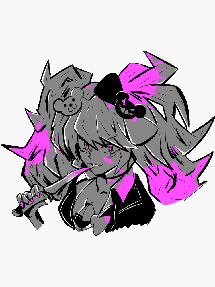 "Junko Enoshima" Sticker for Sale by TheCaptainFive0 | Redbubble