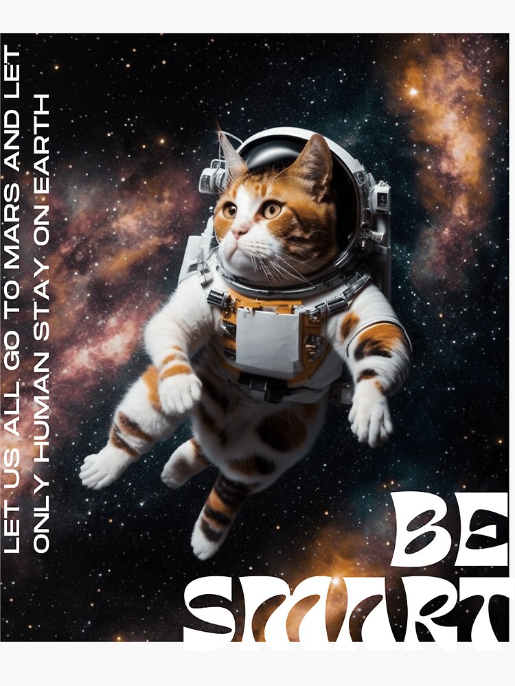 "Ap Lang Space Cat " Sticker for Sale by Being-good97 | Redbubble